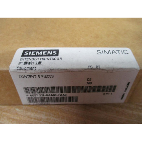 Siemens 6ES7 328-0AA00-7AA0 Simatic Extended Front Door (Pack of 5)