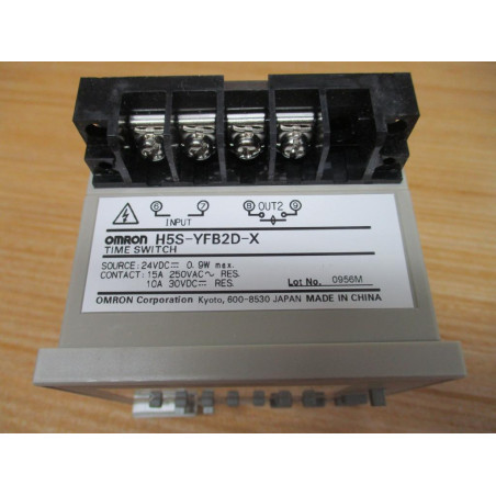 Omron H5S-YFB2D-X Time Switch H5SYFB2DX