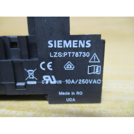 Siemens LZS:PT78730 Relay Socket LZSPT78730 - New No Box