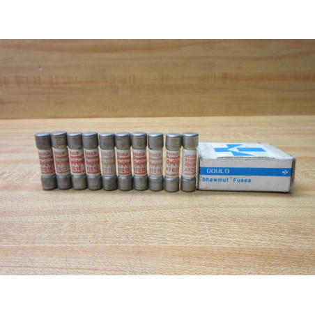 Gould Shawmut Ferraz Mersen ATQ 10 Fuse Cross Ref 4ZCN8 (Pack of 10)