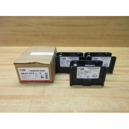 NSI AM-P1-H12 Power Distribution Block AMP1H12 (Pack of 3)