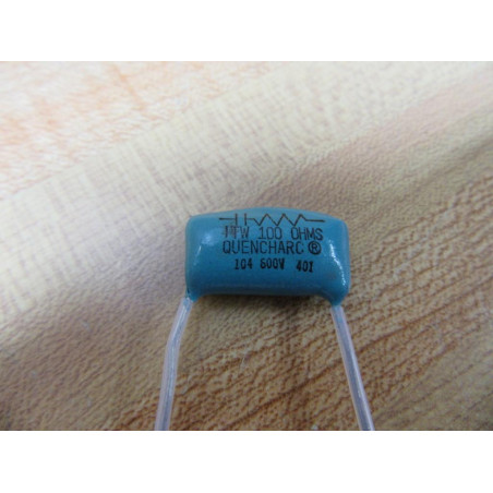 ITW 104 Quencharc Capacitor 100 OHMS 104 600V 401 - New No Box