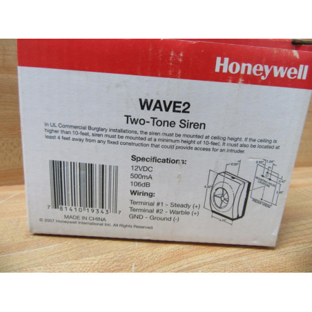 Honeywell WAVE2 Two-Tone Siren (Pack of 2)