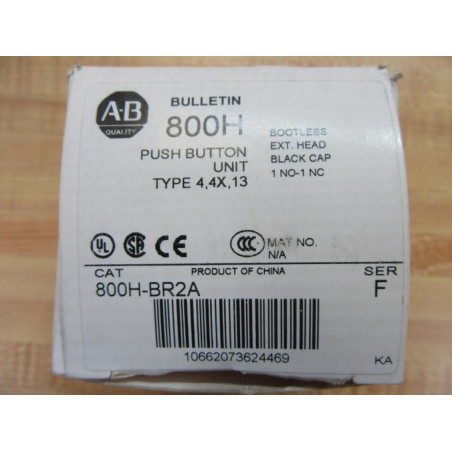 Allen Bradley 800H-BR2A Push Button 800HBR2A