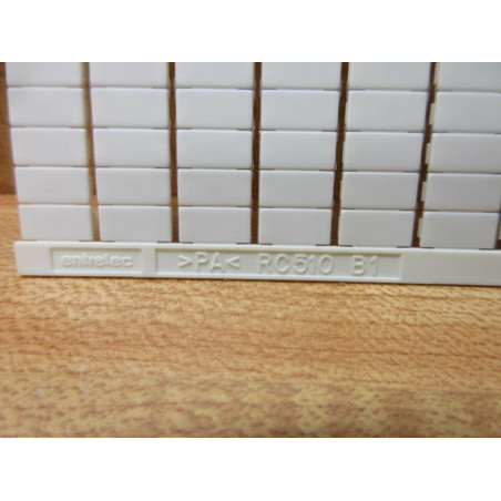 Entrelec ABB RC510 Marker Cards RC510 RC510-B1 (Pack of 17) - New No Box