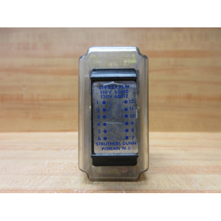 Struthers Dunn 219 BBX PLM Relay 219BBXPLM 110120V Cracked - Used