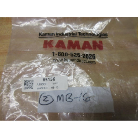 Whittet-Higgins MB-16 Kaman Lockwasher MB16 (Pack of 2)
