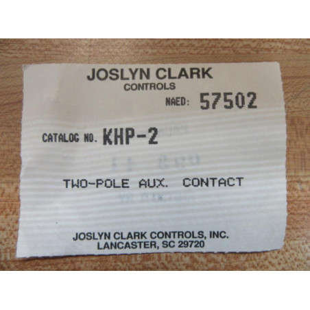 Joslyn Clark KHP-2 Contact Block