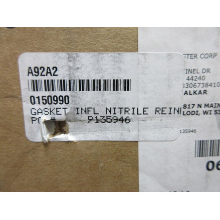 Seal Master INFL-245" Inflatable Seal A92A2