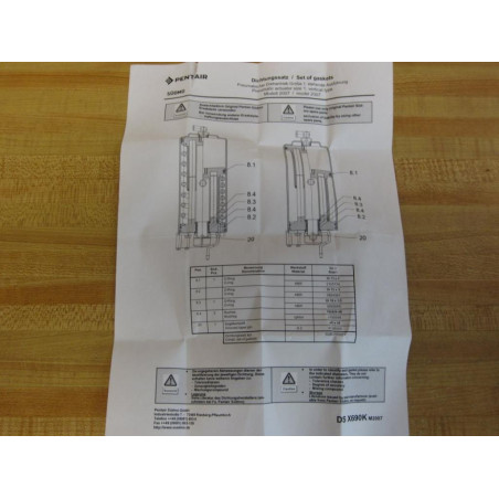 Pentair SUE2703021 Gasket Seal Kit