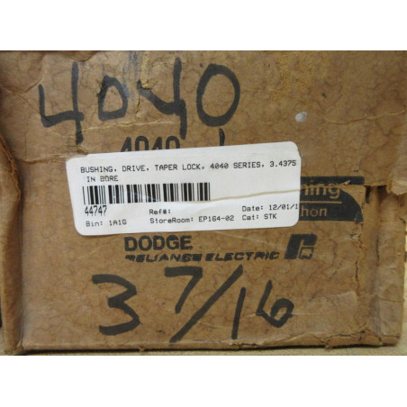 Dodge 4040 3-716 Taper Lock Bushing 4040