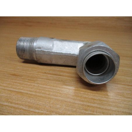 Parker 16CCCTX-S 37°Flare, Extra Long Leg 90° Elbow W Sleeve & Nut - Used