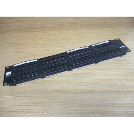 Leviton 69586-U48 CAT6 Flat Patch Panel 69586U48 - Used
