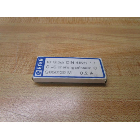 EFEN G050120 M0.2A Fuse M0.2250C Fine Wire Element (Pack of 10)