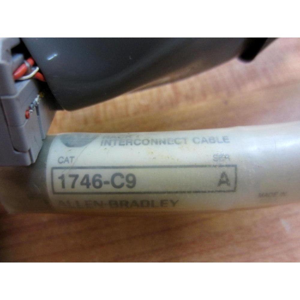 Allen Bradley 1746-C9 SLC 500 3' Cable-Rack Interconnect 1746C9 - New ...