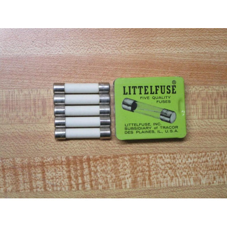 Littelfuse 0326010 Fuse Cross Ref 5LAZ8, 326010 White (Pack of 5)