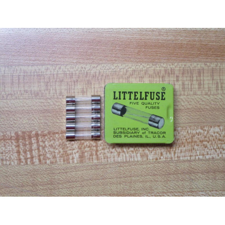 Littelfuse F6.3AL250V Fuse Cross Ref 1CC76, 021706.3 Fine Wire (Pack of 10)