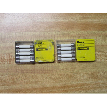 Buss MDA-20 Bussmann Fuse Cross Ref 1CM03 White (Pack of 10)
