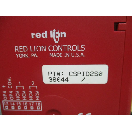 Red Lion Controls CSPID2S0 Dual Loop PID Control Module - New No Box