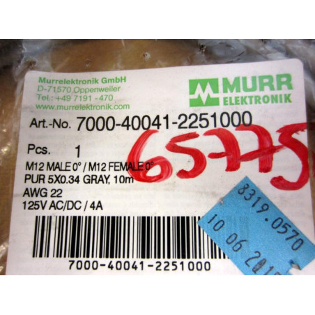 Murr Elektronik 7000-40041-2251000 Cable 7000400412251000