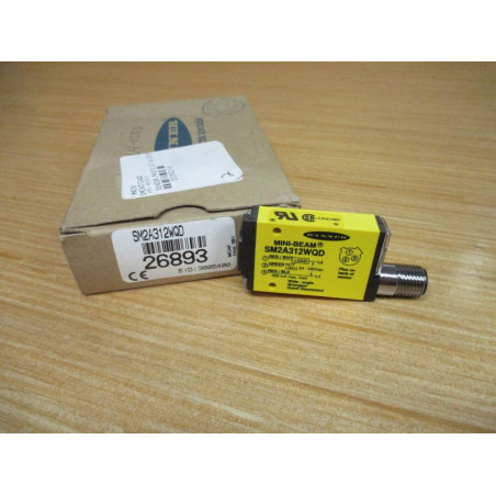 Banner SM2A312WQD Mini-Beam Divergent Diffuse Sensor 26893