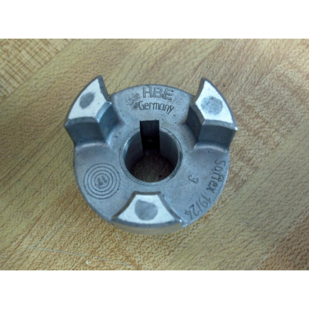 HBE 1924 Softex Shaft Coupling 1924 Jaw Coupling Half Only 916"ID - New ...