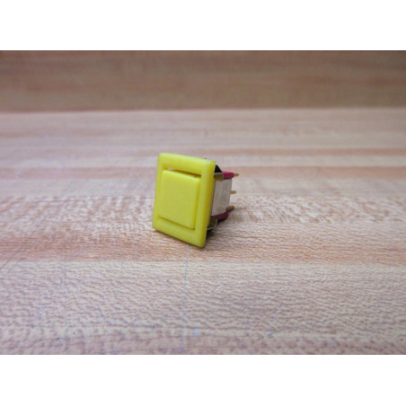 C&K 8121 Push Button Switch Yellow - New No Box