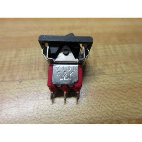 C&K 7101 Rocker Switch WBezel - New No Box