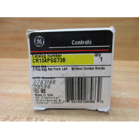 General Electric CR104PSG73B GE Selector Switch
