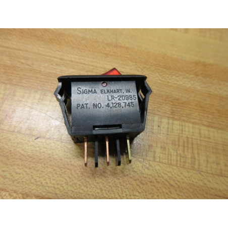 Sigma LR-20985 Rocker Switch LR20985 - New No Box