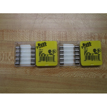 Buss AGC-3 Bussmann Fuse Cross Ref 4XH44 Fine Wire Element (Pack of 10)