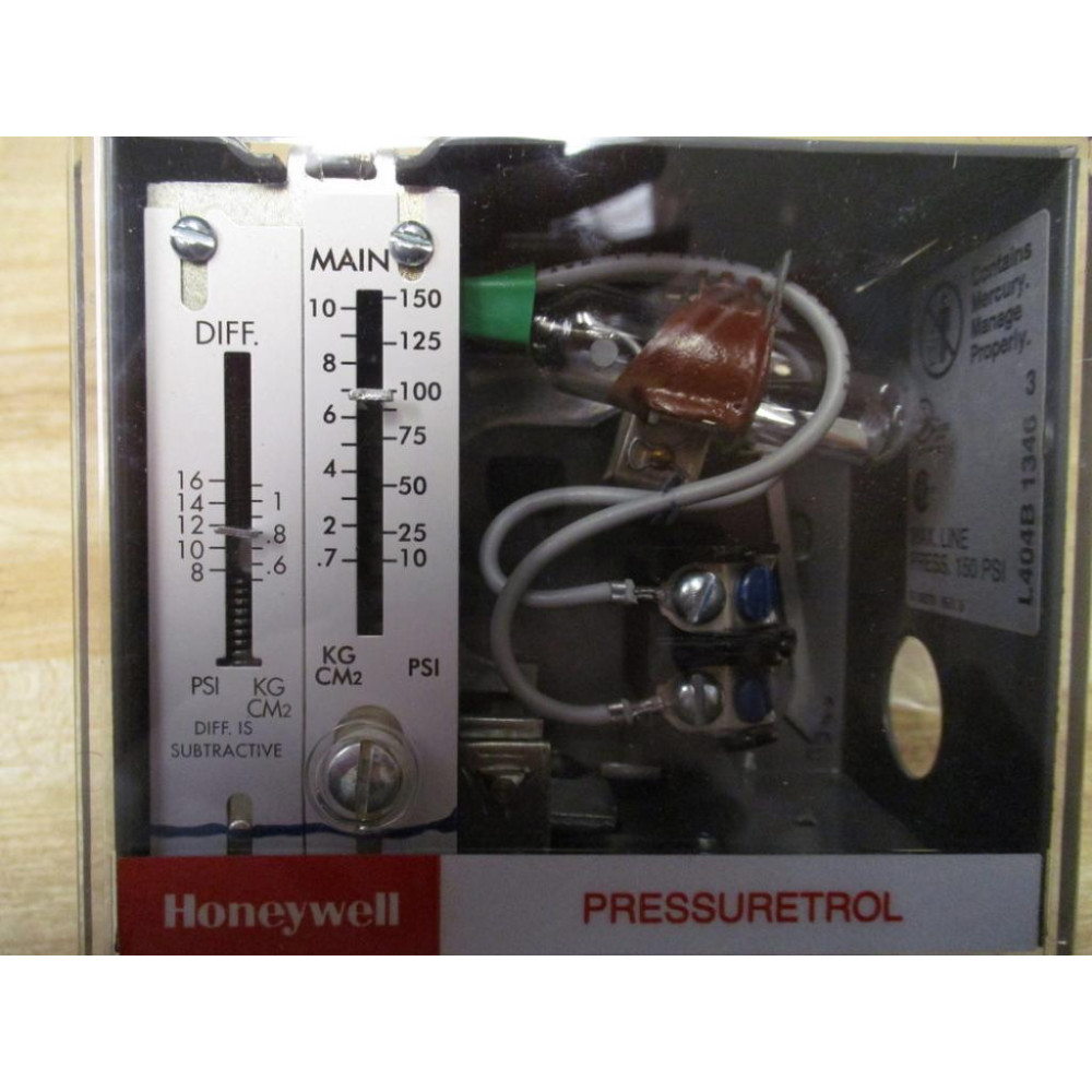Honeywell L404B 1346 Pressuretrol L404B1346
