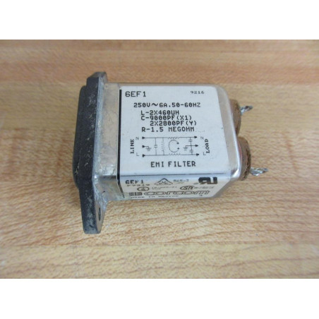 Corcom 6EF1 Noise Filter (Pack of 3) - Used