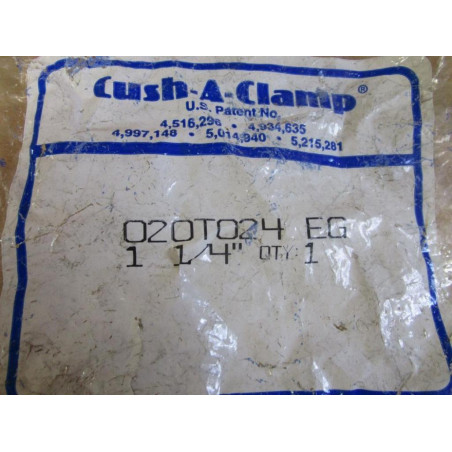 Cush-A-Clamp 020T024 EG Cushioned Pipe Clamp (Pack of 11)