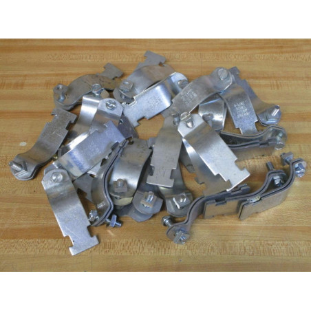 B-Line B2013 Conduit Strut Clamp 2" B2013ZN WHardware (Pack of 22 ...