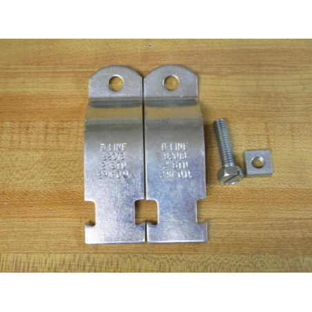 B-Line B2013 Conduit Strut Clamp 2" B2013ZN WHardware (Pack of 22 ...