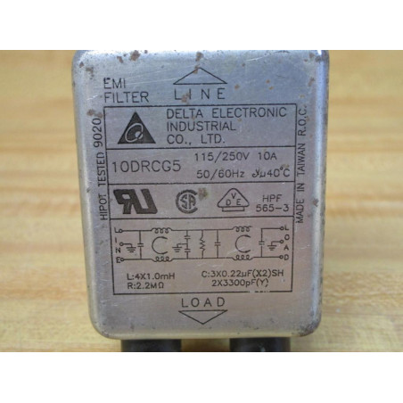 Delta 10DRCG5 EMI Filter - Used