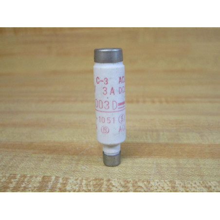 Fuji Electric BLA003D 3A Fuse (Pack of 13) - New No Box