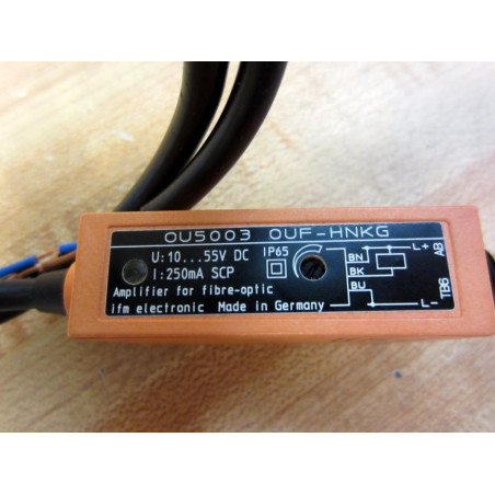 IFM Efector OUF-HNKG-OU5003 Fiber Optic Amplifier OUF-HNKG - New No Box