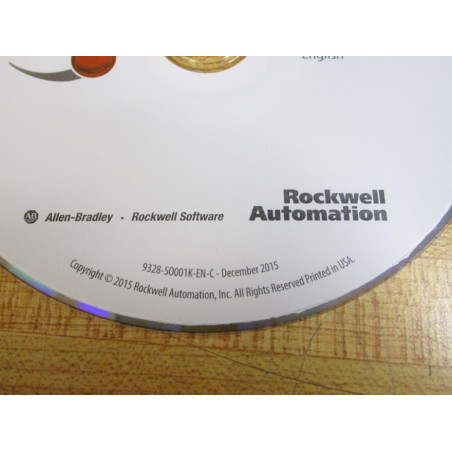 Rockwell Software 9328-S0001K-EN-C Connected Components Workbench CD - Used