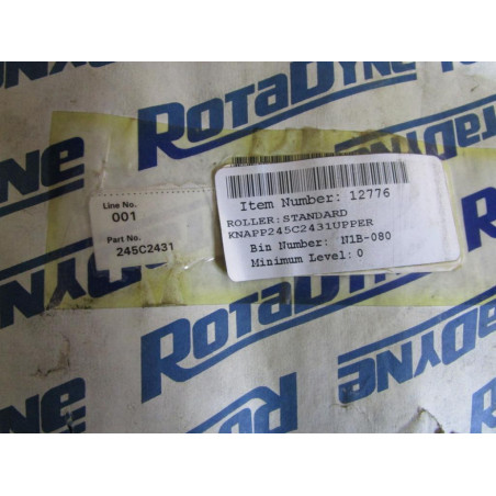 RotaDyne KNAPP 245C2431 UPPER Roller 12776 - New No Box