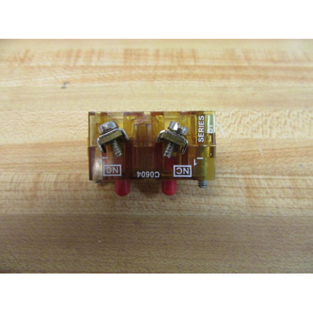 Cutler Hammer 10250T3 Eaton Contact Block Series D1 Clear - New No Box