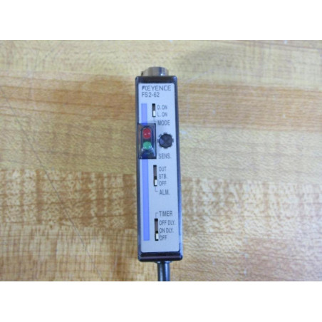 Keyence FS2-62 Fiber Amplifier Sensor FS262 - New No Box