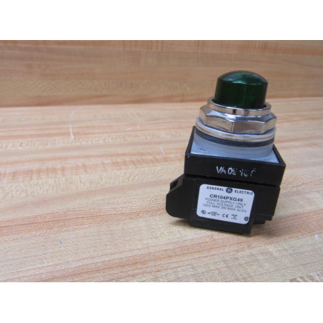General Electric CR104PLT22G GE Push Button Pilot Light WO Contact ...