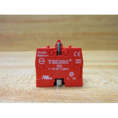 Teknic S2 Contact Block - New No Box