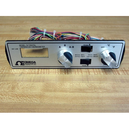 Omega 747 Thermistor Thermometer Controller - Used