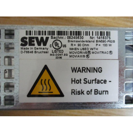 SEW 08245630 Resistor 1416375 BW090-P52B - New No Box