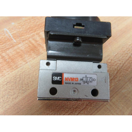 SMC NVM13 Mechanical Valve WPush Button (Pack of 2) - New No Box