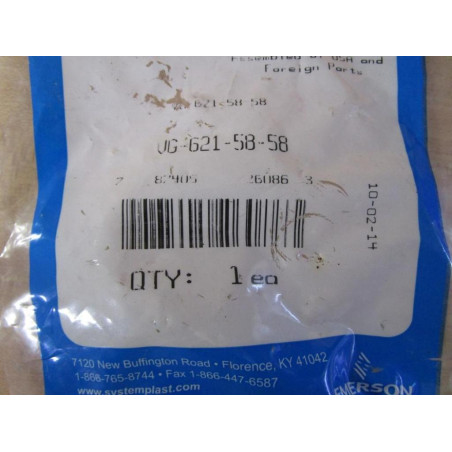 System Plast VG-621-58-58 Valu Guide Swivel Cap Assembly