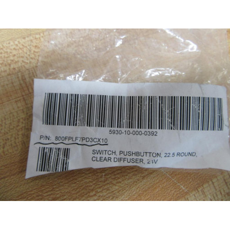 Allen Bradley 800FP-LF7 Push Button 800FPLF7.